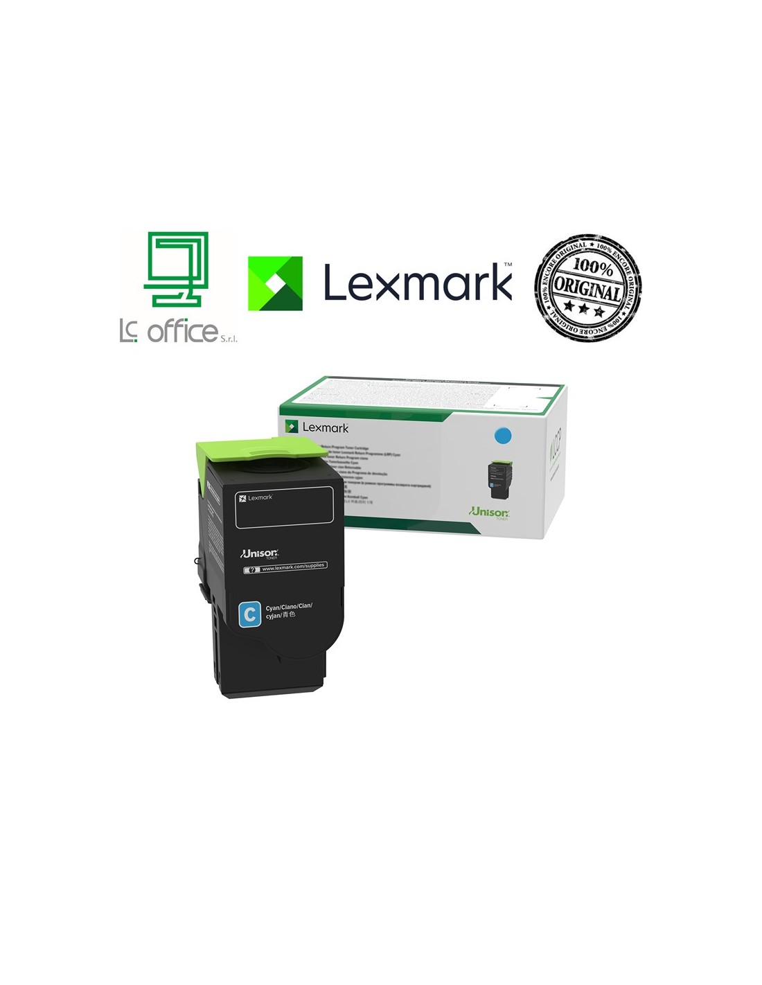 Cartuccia CIANO originale LEXMARK 78C2UC0